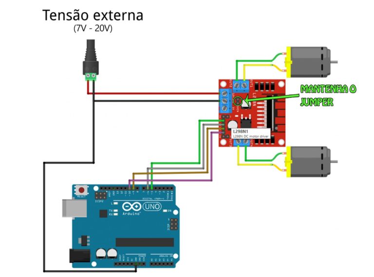 Guia Definitivo de uso da Ponte H L298N - Blog Eletrogate