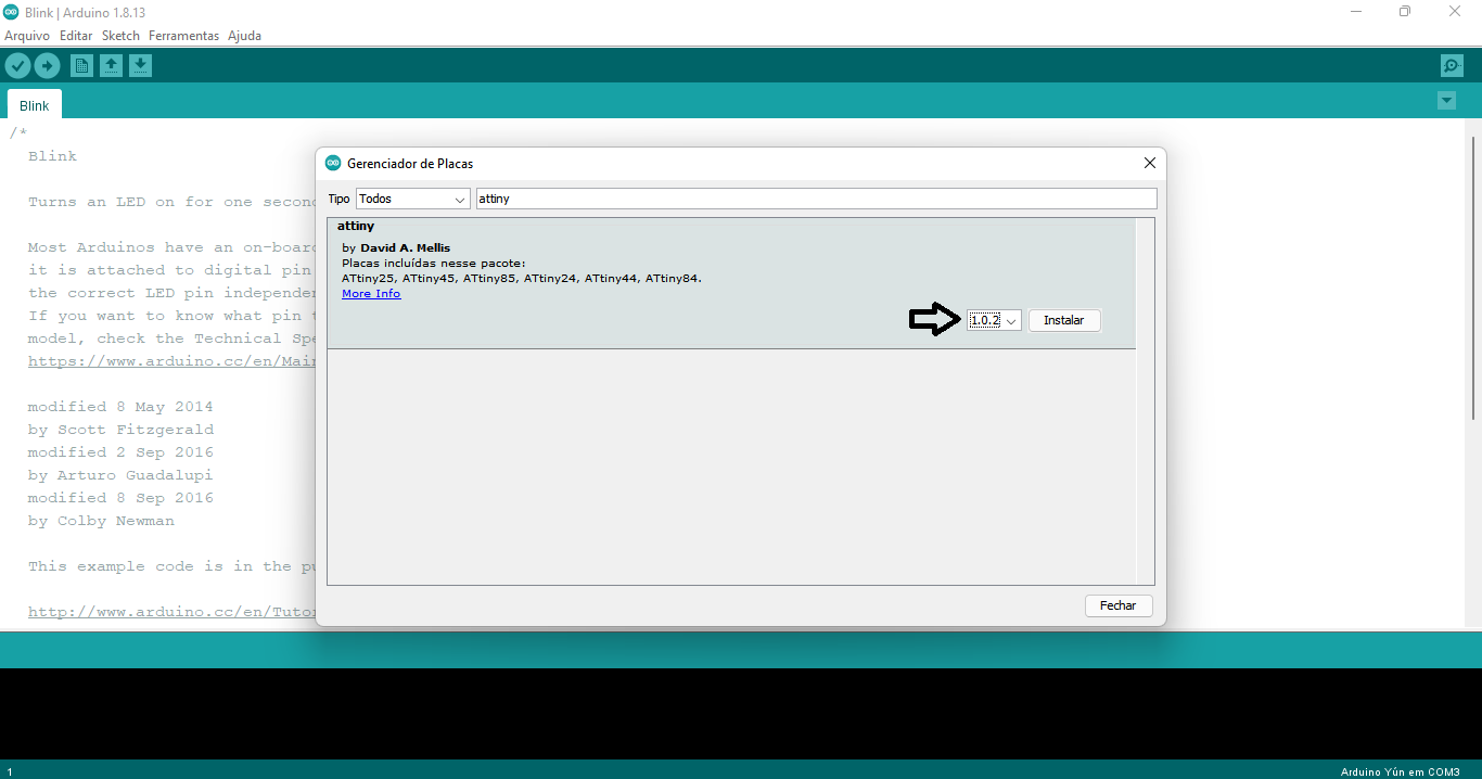 Processamento de Dados: ATtiny85 e Arduino - Blog Eletrogate