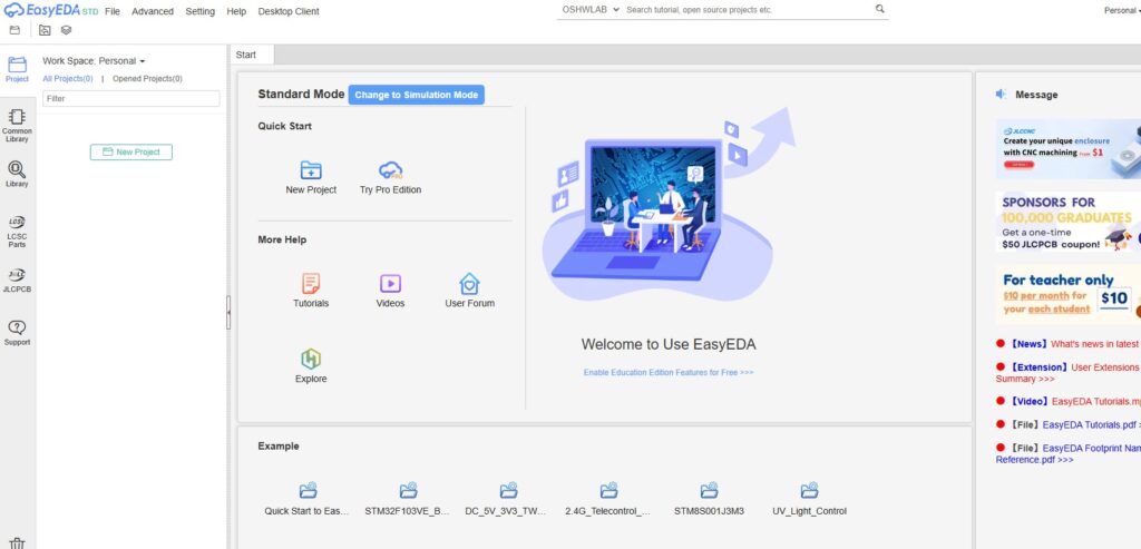 EasyEDA: O Guia Definitivo para Projetar PCBs - Blog Eletrogate